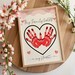 Valentine Handprint Art, Heart Keepsake Craft (PDF) - Etsy