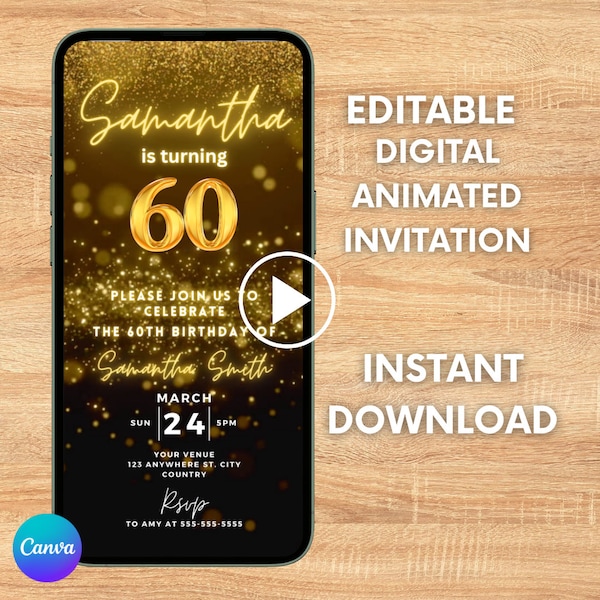 Senior Citizen Party Invitation - Etsy