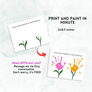 Friendship Handprint, Bestfriend Gift, Friendship Day, Friend Gift ...