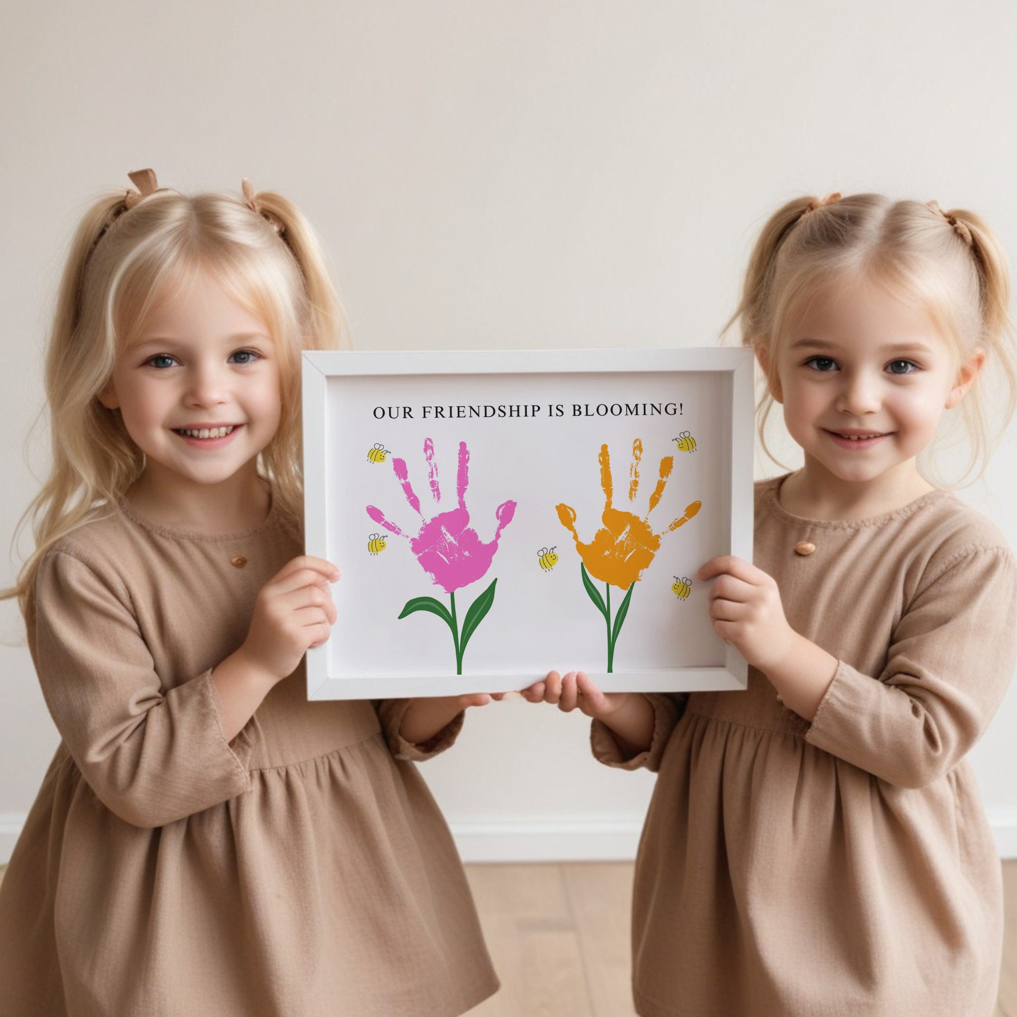 Friendship Handprint, Bestfriend Gift, Friendship Day, Friend Gift ...
