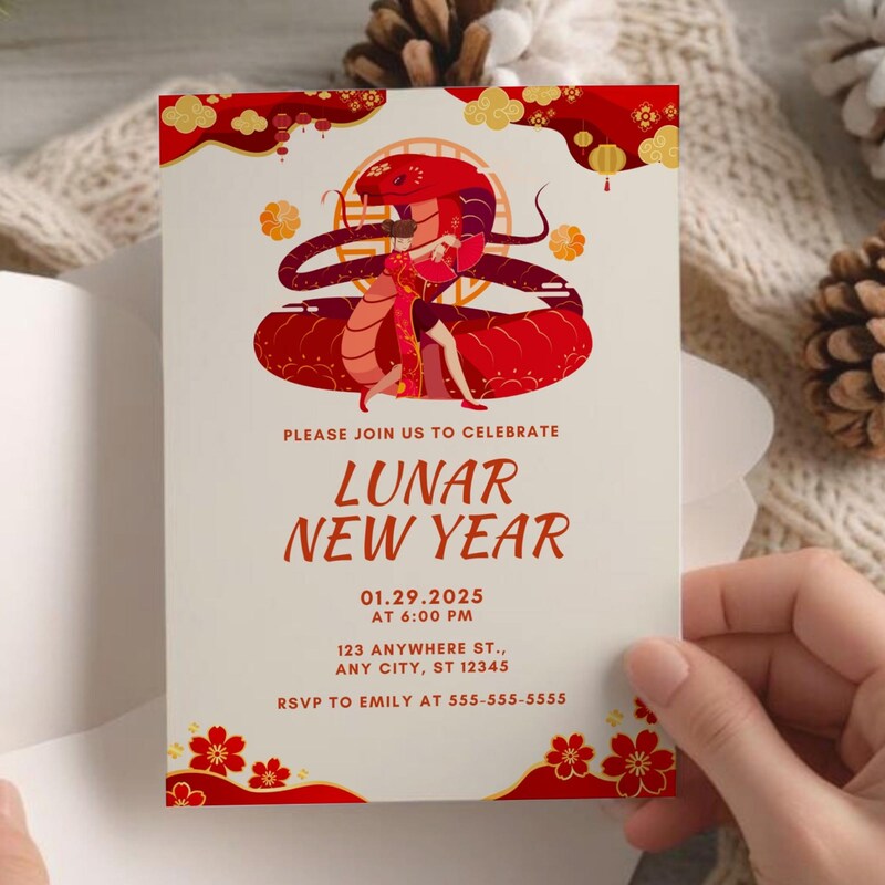 Chinese Invitation - Etsy