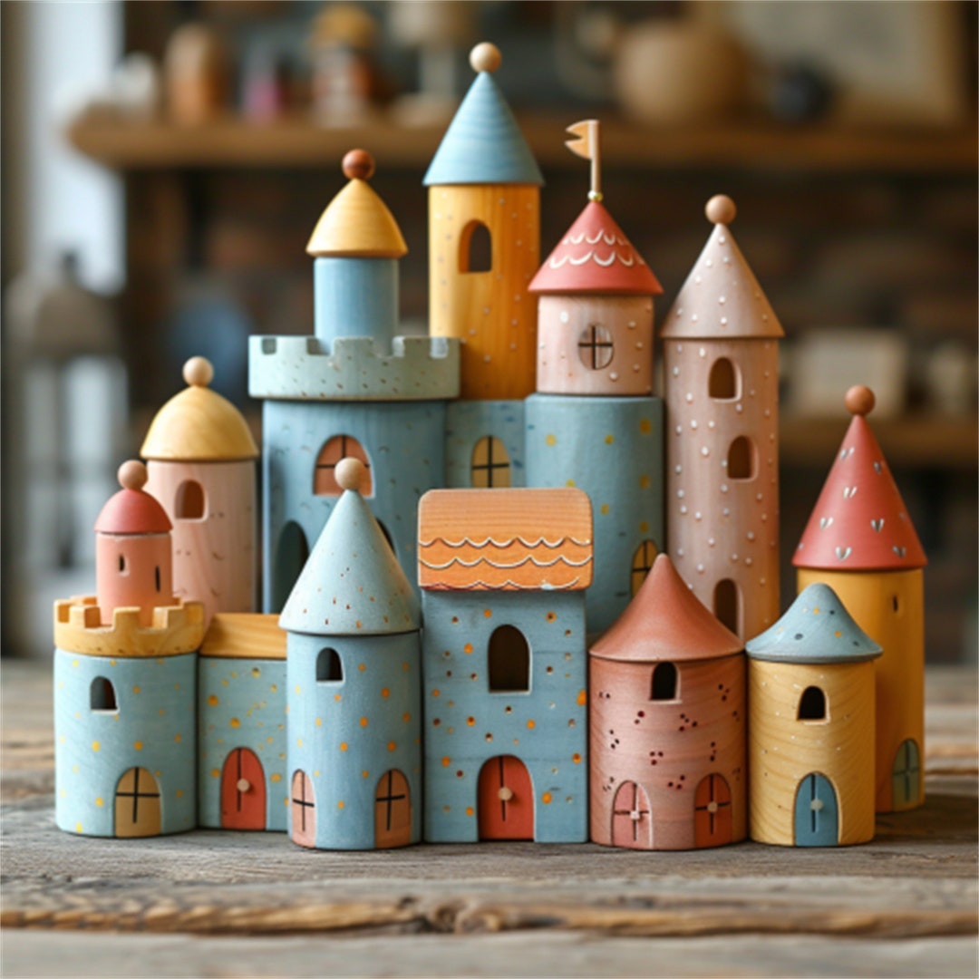 Patchwork Castle. Children's Toys. - Etsy