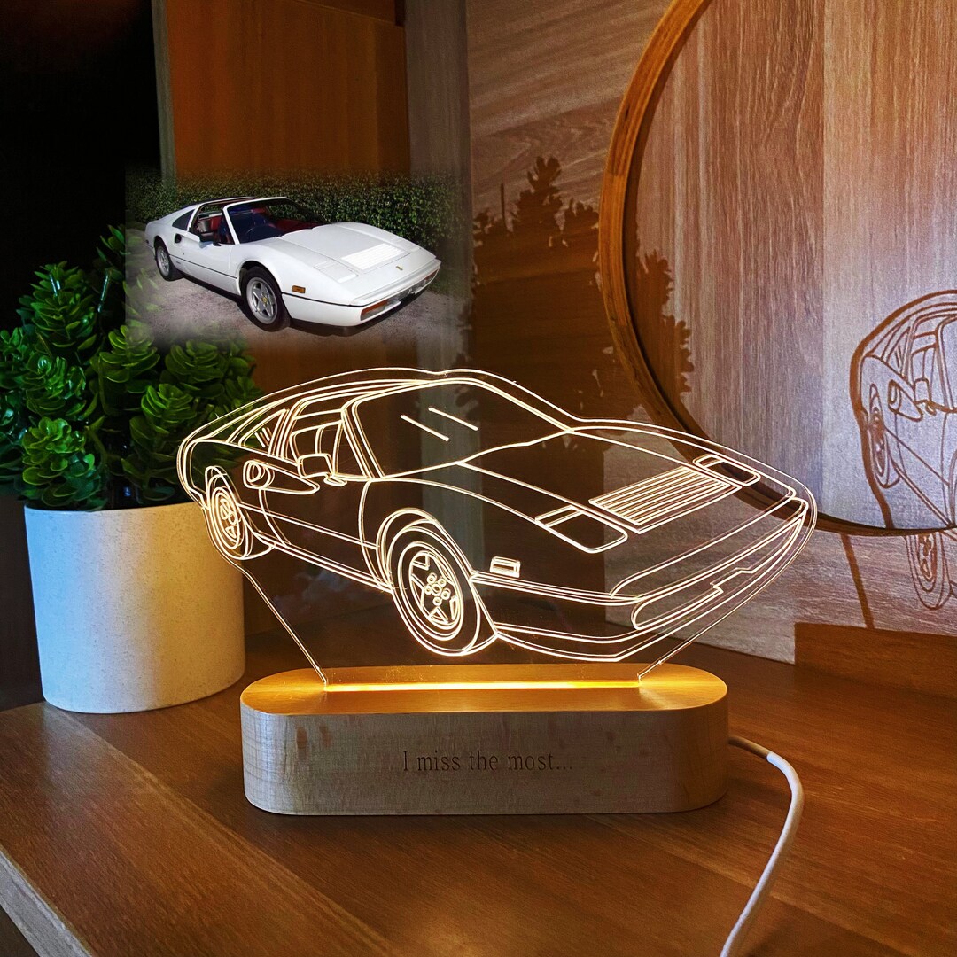 Custom 3D Car Night Light Father's Day Gift for Boyfriend Car Guy Gift ...