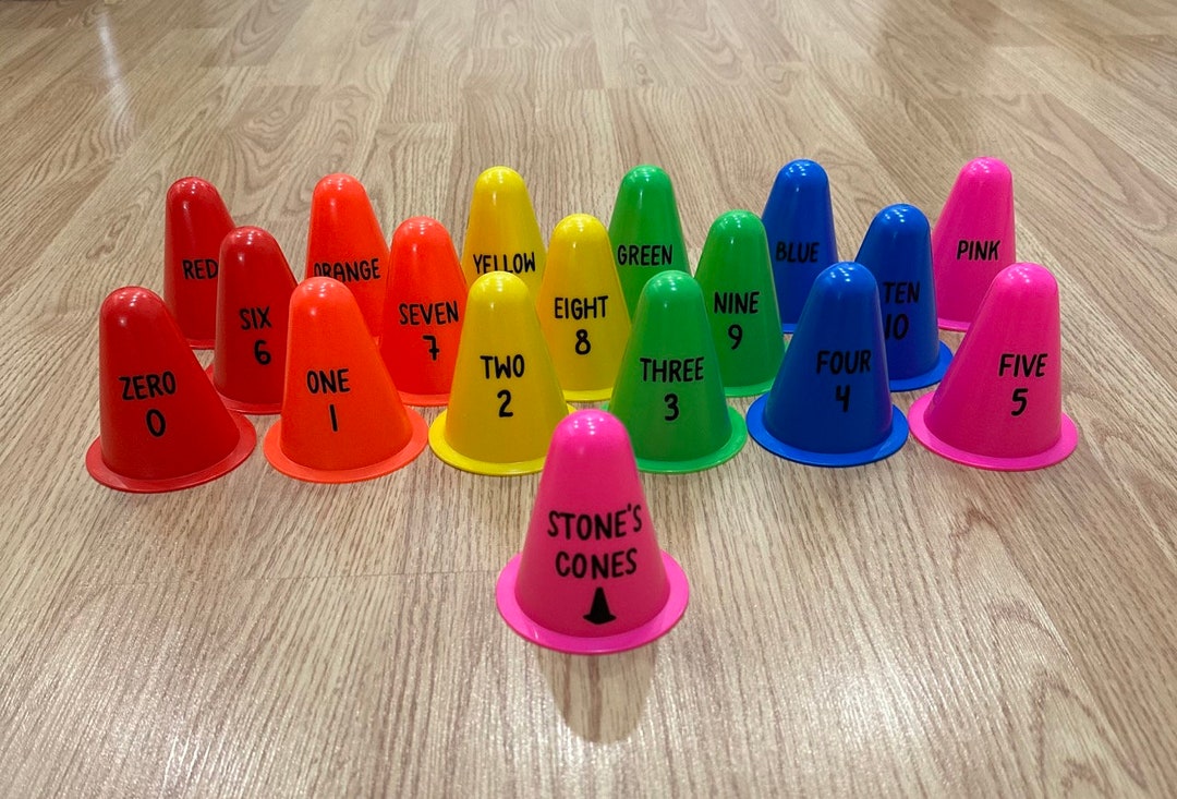 Personalized Cones - Learning Set - Etsy