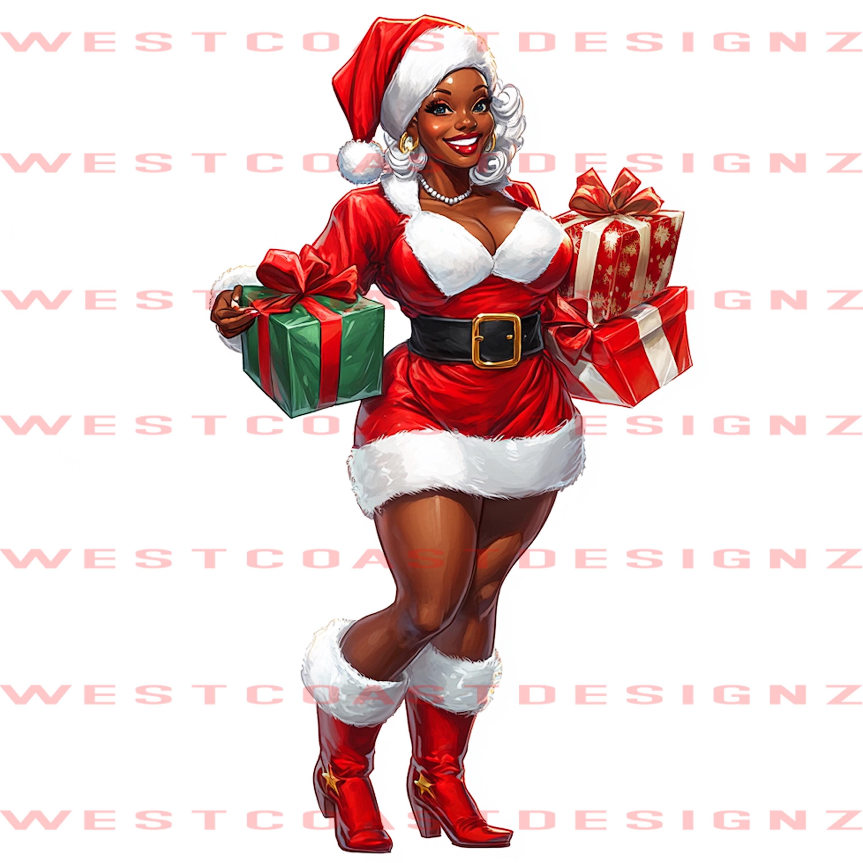 Black Mrs. Claus 2, African American Mrs. Claus, Amazing Ai Art Images ...