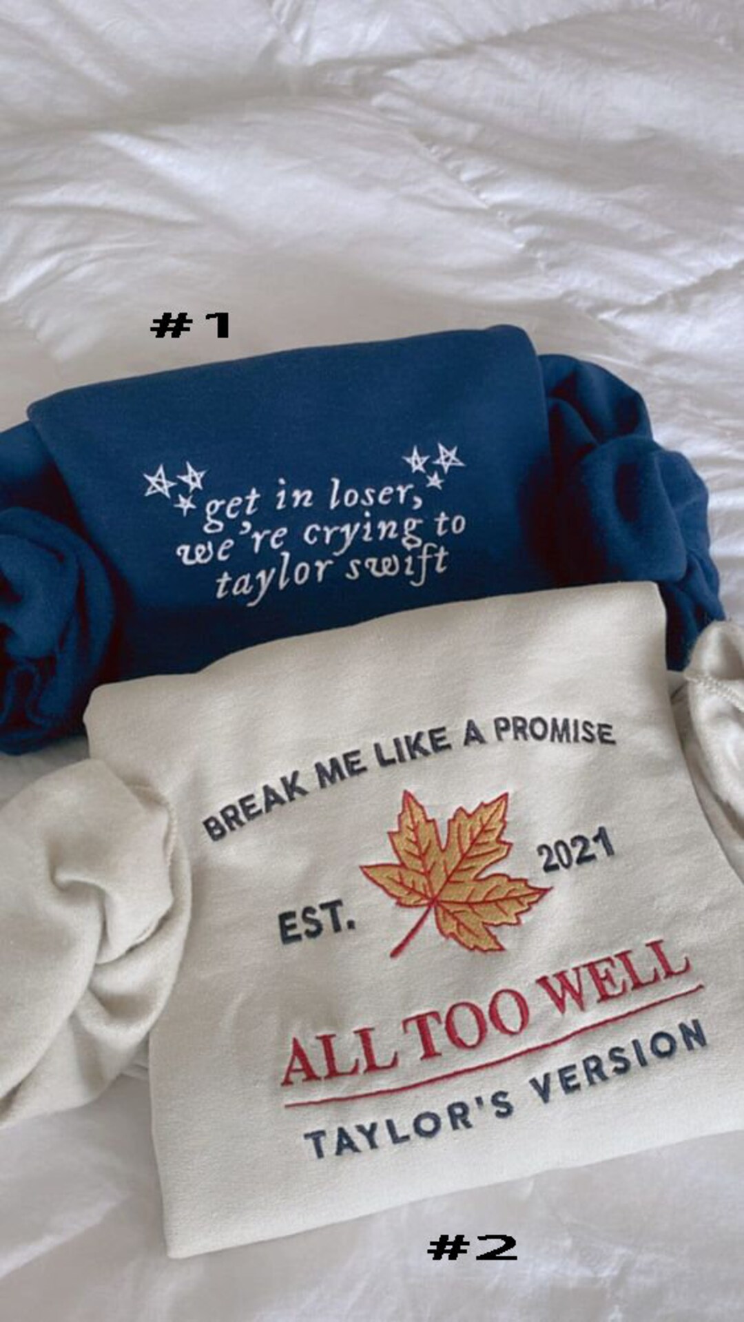 All Too Well Embroidered Sweatshirt, All Too Well Inspired Embroidered ...