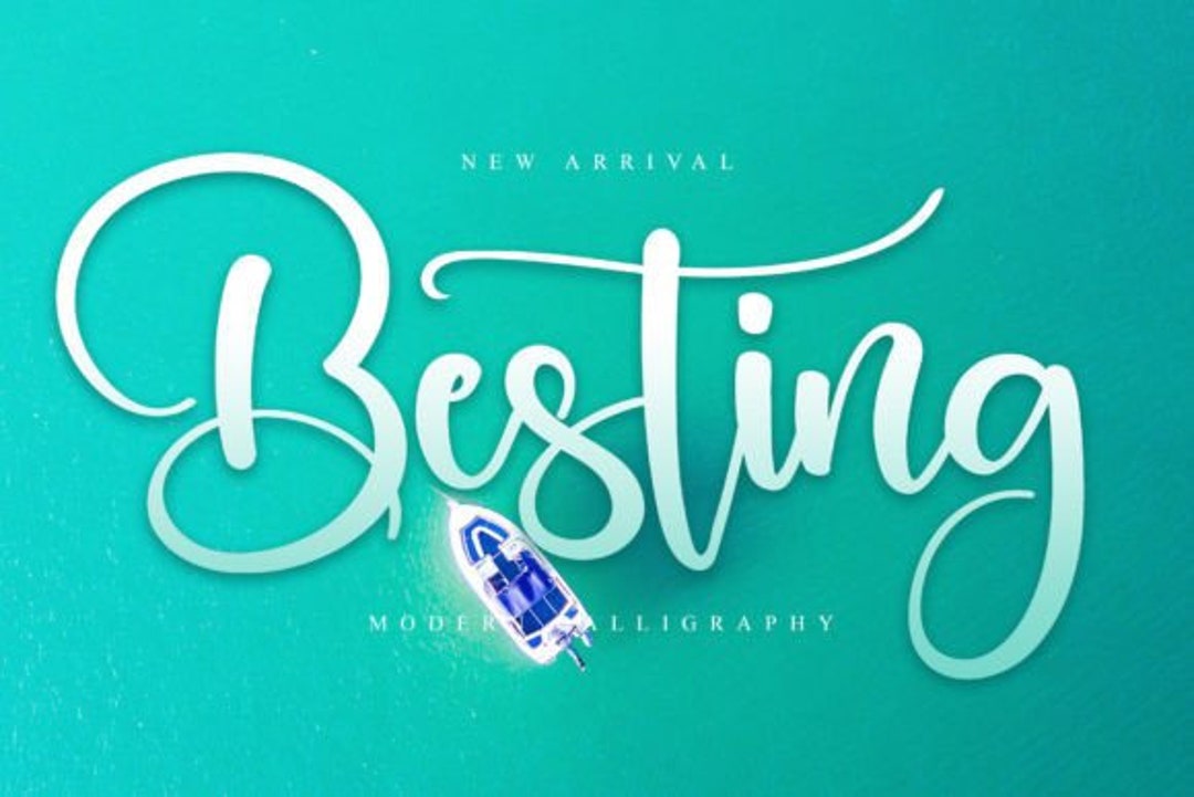 Besting Font, Calligraphy Font, Handwritten Font, Wedding Font ...