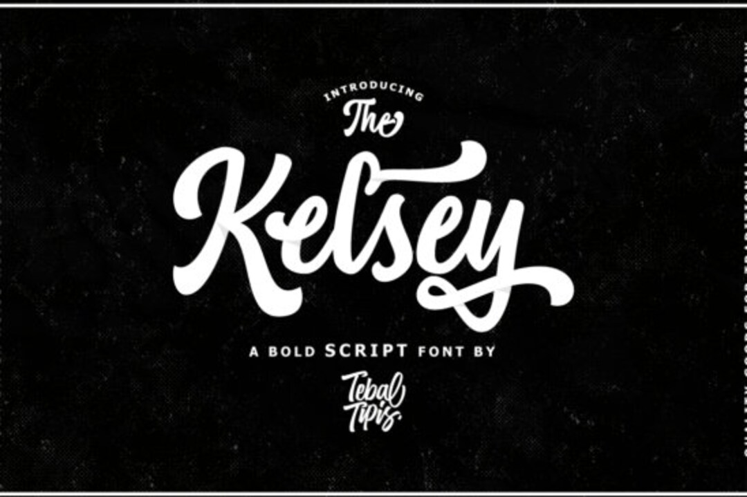 Kelsey Font, Brush Font, Handwritten Font, Casual Font, Signature Font ...