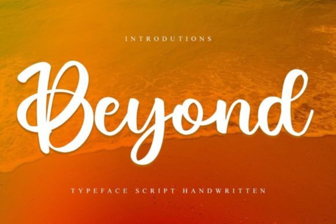 Beyond Font, Handwriting Font, Cricut Fonts, Casual Font, Modern Font ...