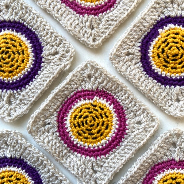 Food Granny Square - Etsy