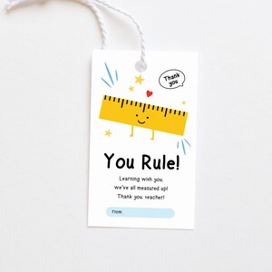 Printable Teacher Appreciation Day Tag | Gift Tags for Teacher ...