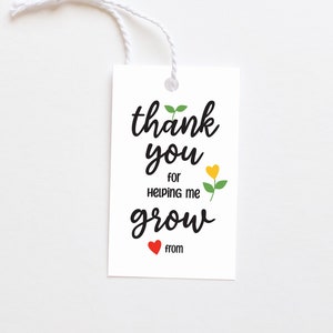 Printable Teacher Appreciation Day Tag | Gift Tags for Teacher ...