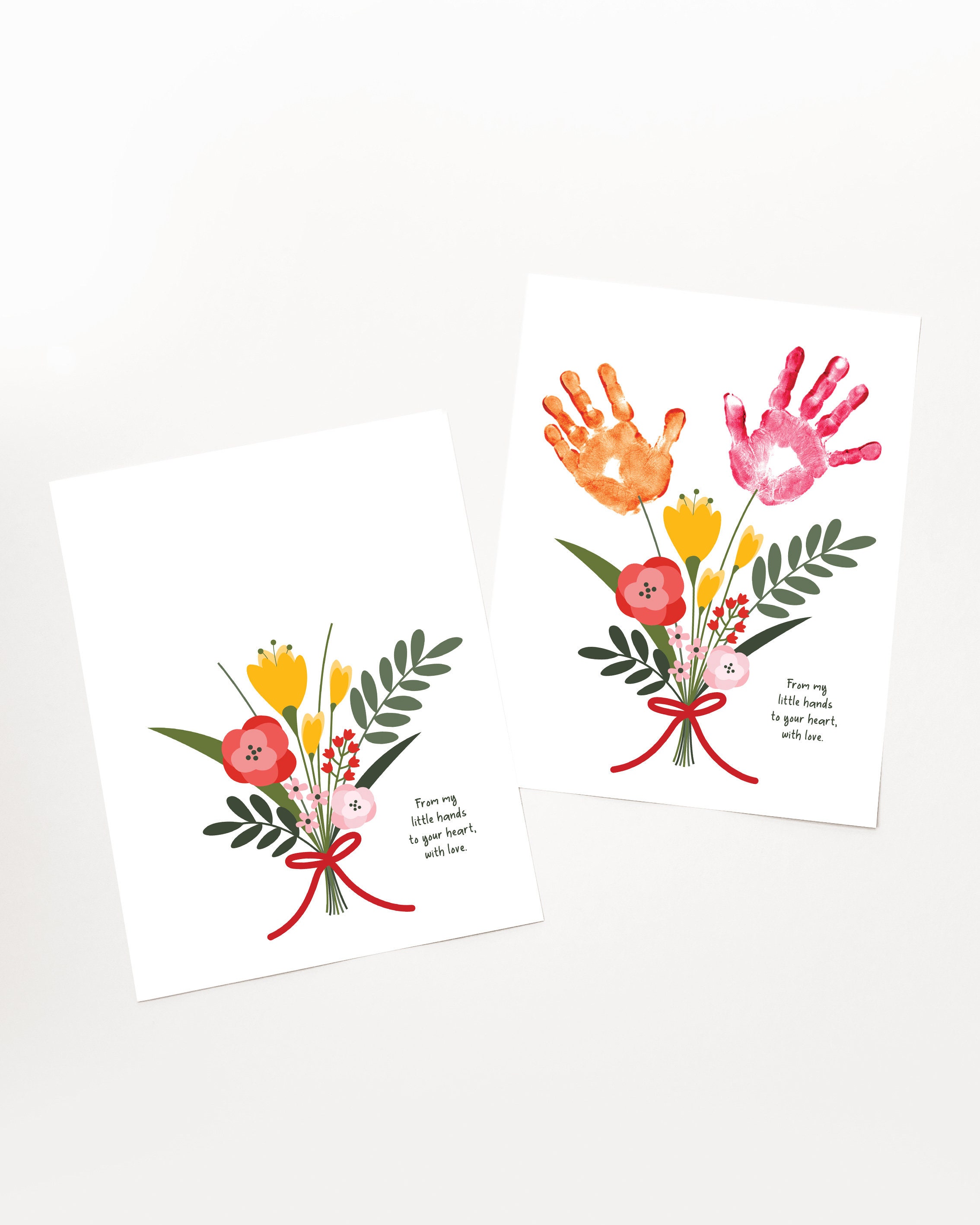 Mother's Day Handprint Art Printable DIY Personalized Gift for Mom ...