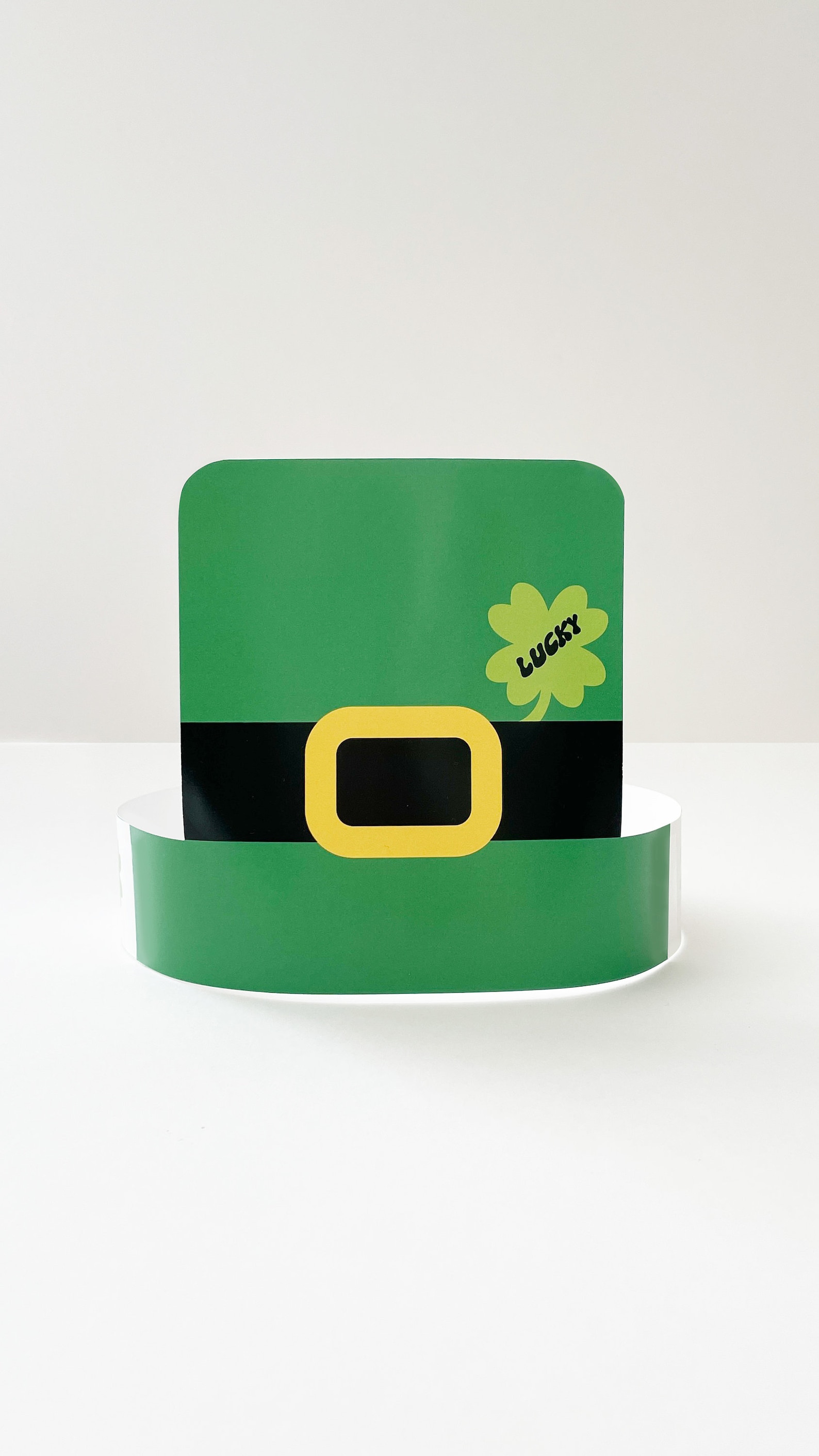 Leprechaun Hat Template St Patrick's Day Printable | DIY Kids Costume ...