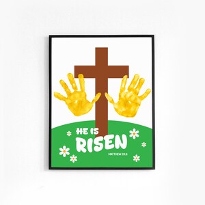 Printable Easter Handprint Art Craft for Kids | DIY Kids Easter Craft ...