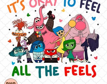 Inside Out 2 Png, Inside Out Shirt, High Quality Cricut Sticker Instant ...