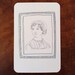 Jane Austen Portrait Jane Austen Illustration A6 Print Jane Austen ...