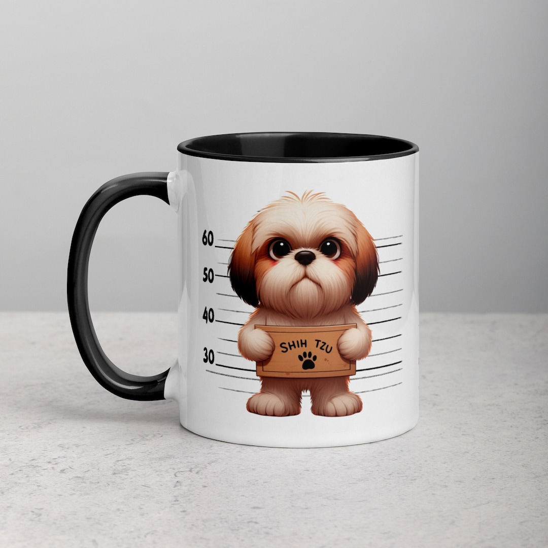 Shih Tzu Mug With Color Inside Coffee Cup Coffee Mug Drinkware - Etsy