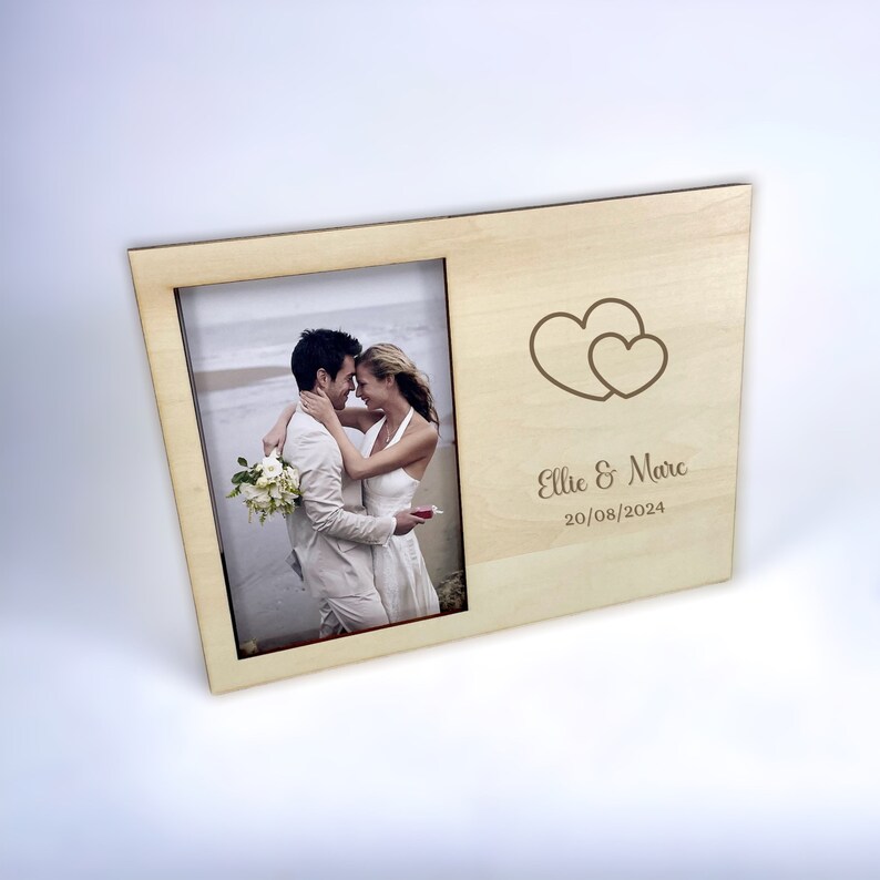 Wedding Photo Frame Engraved Photo Framework Picture Frame Mr and Mrs ...