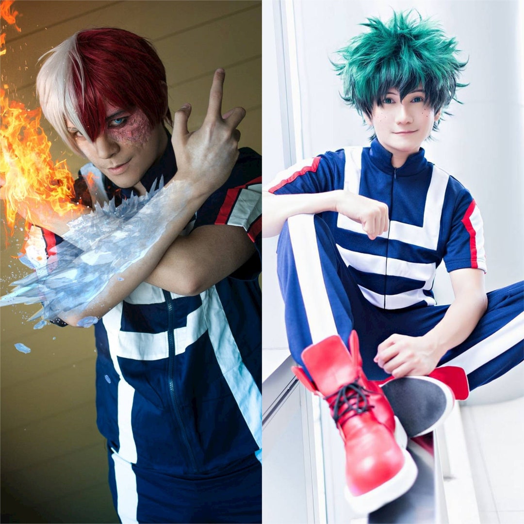 Cosplay, Shoto Todoroki, Midoriya Izuku, Costume, Uniform, Suit - Etsy