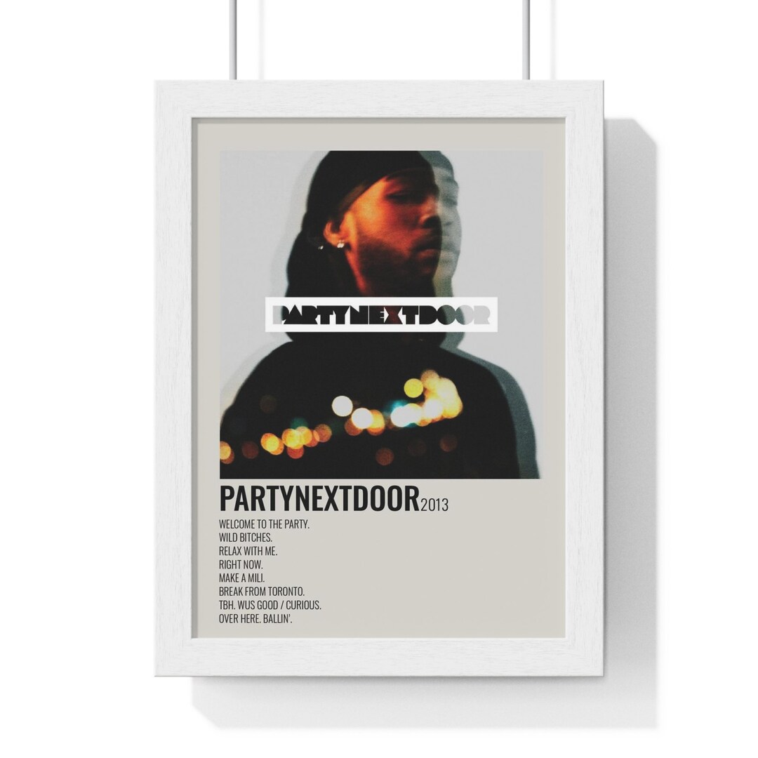 Partynextdoor Vertical Framed Poster - Etsy