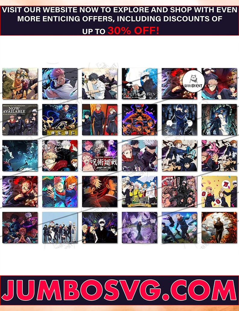 50 Anime Tumbler Bundle, Anime Bundle Digital Design, Anime Tumbler ...