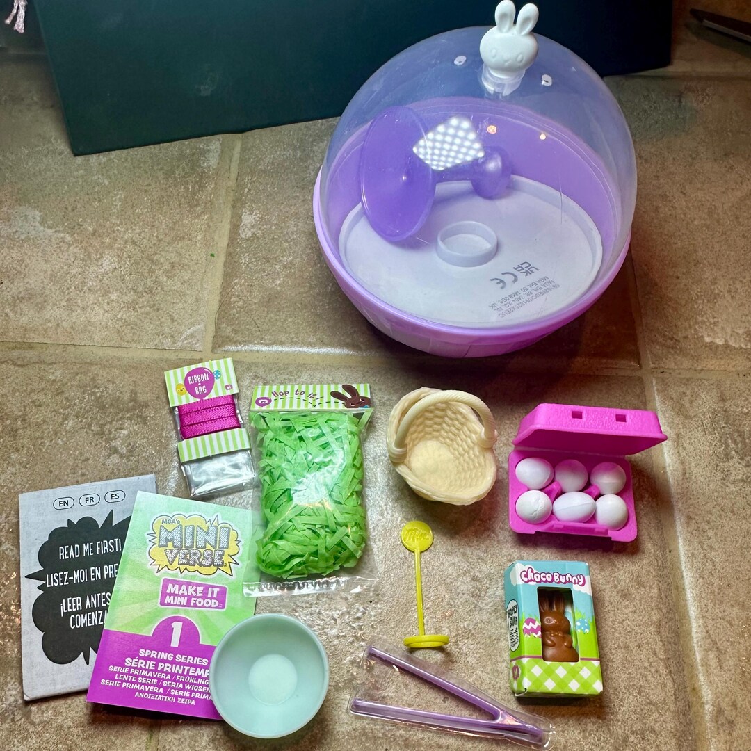 MGA Miniverse Spring Easter Basket Full Set! New Unused 2023 - Etsy