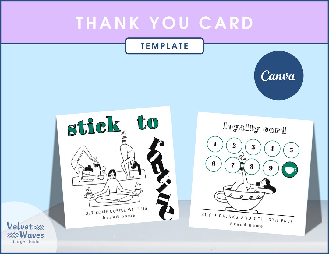 Drink Voucher Template for Cafe, Beverage Discount, Editable Drink Card ...