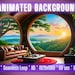 Animated Background | Vtuber Background | Cozy Tree House Dawn | Stream ...