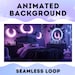 Vtuber Background | Crescent Moon Sanctuary | Animated Background ...