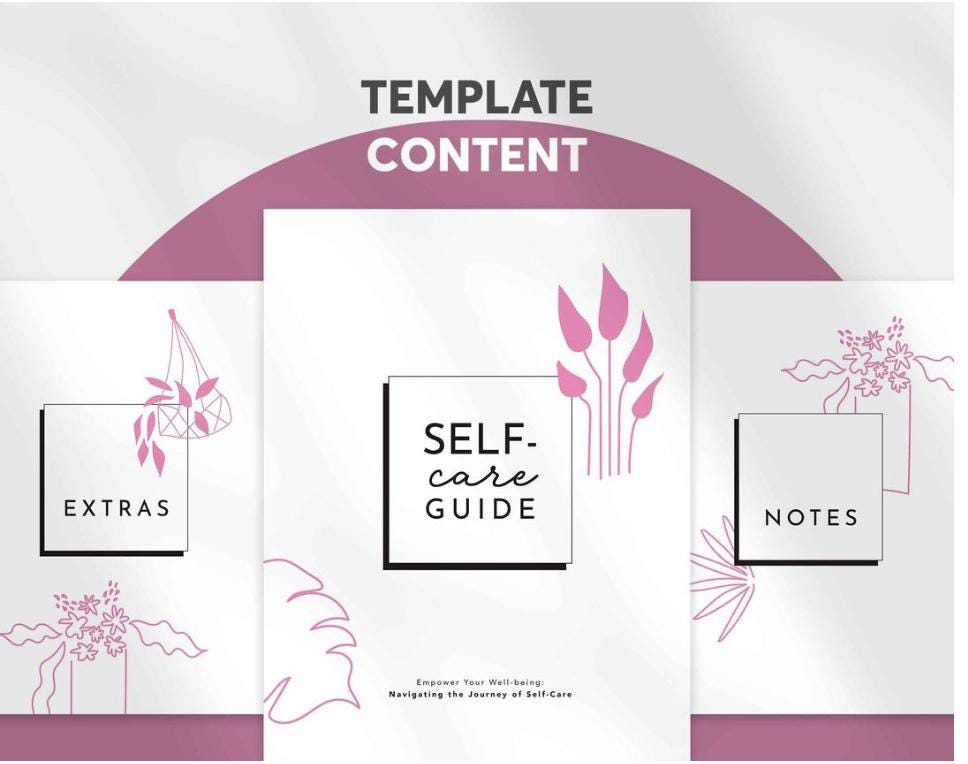 Complete Self Care and Rest Workbook-self-compassion Worksheets, Self ...