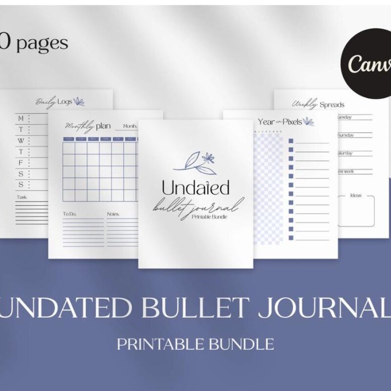 Bullet Journal Printable - Etsy