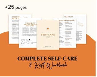 Complete Self Care and Rest Workbook-self-compassion Worksheets, Self ...
