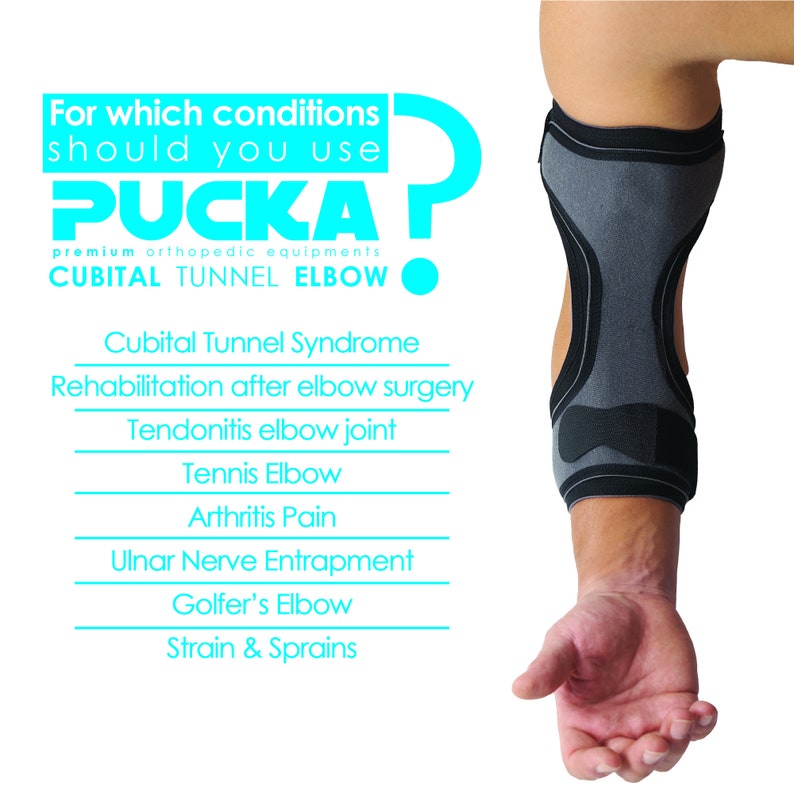 Elbow Brace Cubital Tunnel Syndrome Adjustable Elbow Splint Arm Ulnar Nerve Brace Support ...