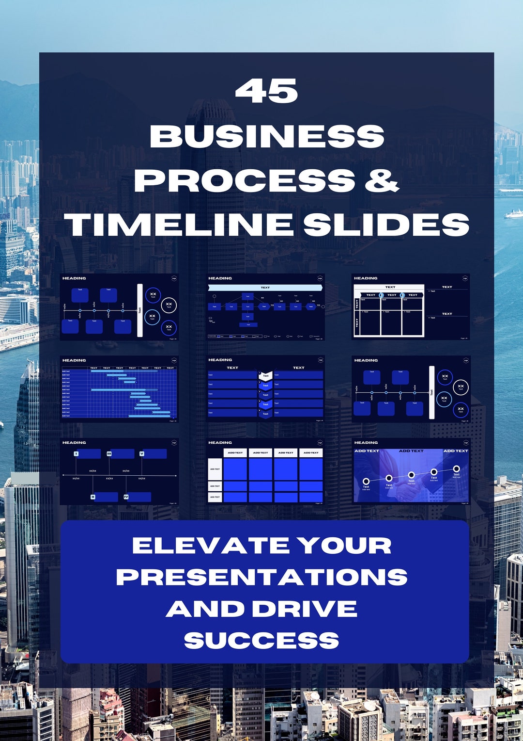 45 Business Process and Timeline Slides - Etsy
