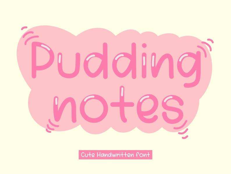 Cute Handwriting Font for Digital Note Taking, Canva Font, Procreate ...