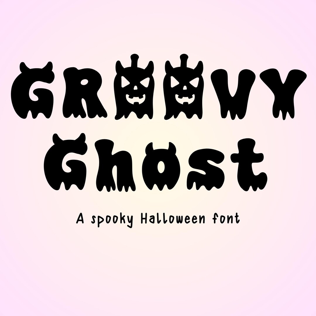 Halloween Font, Cricut Font, Spooky Font, Handwriting Font, Handwritten ...