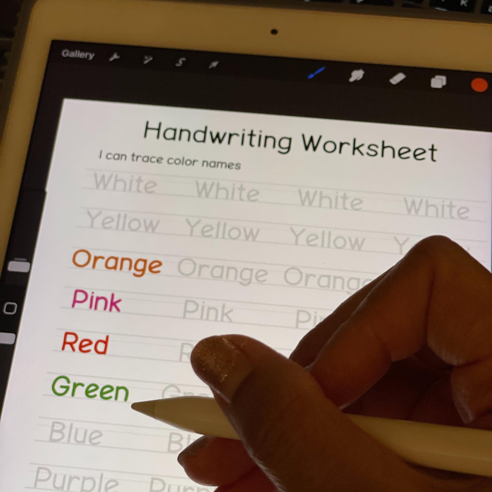 Handwritten Worksheet, Lettering Worksheet, Tracing Worksheet ...