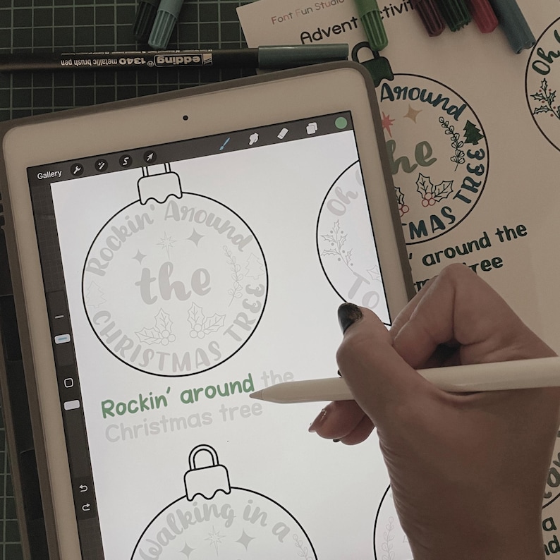 Christmas Handwritten Worksheet, Advent Activity, Letter Tracing ...