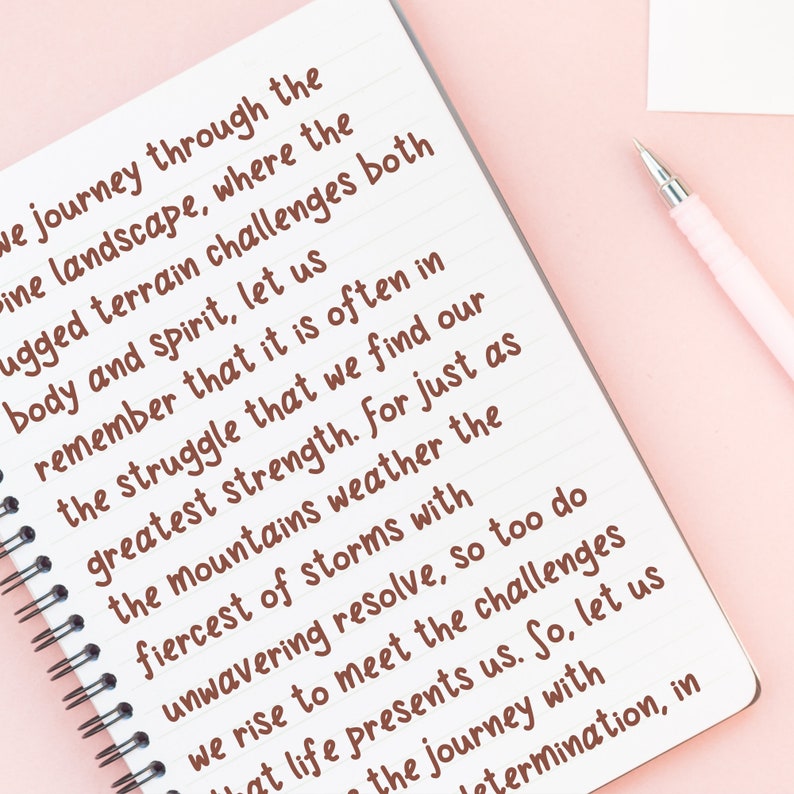 Handwriting Font, Take Note Font, Presentation Font, iPad Font, Planner ...