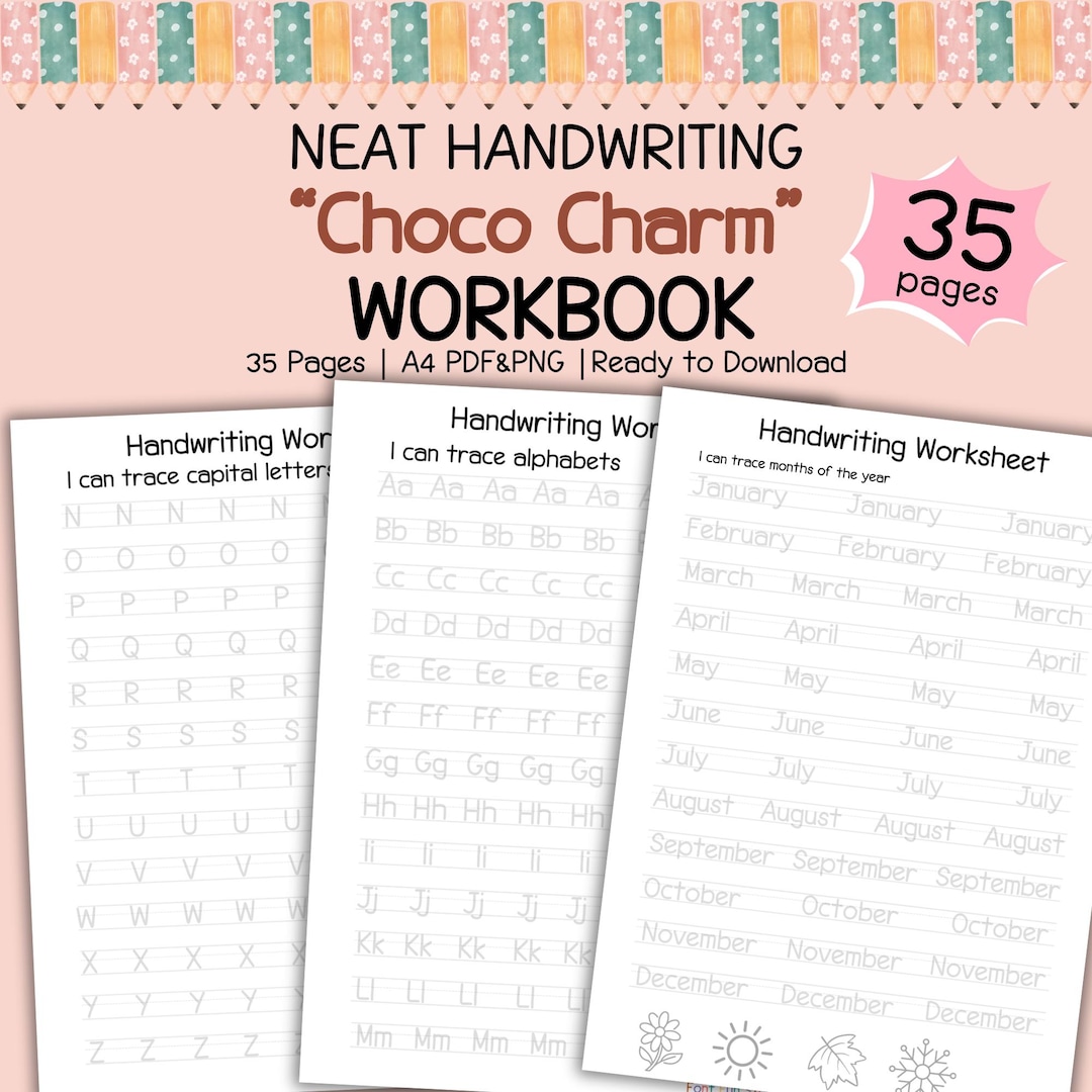 Handwritten Worksheet, Handwriting Tracing, Tracing Worksheet ...