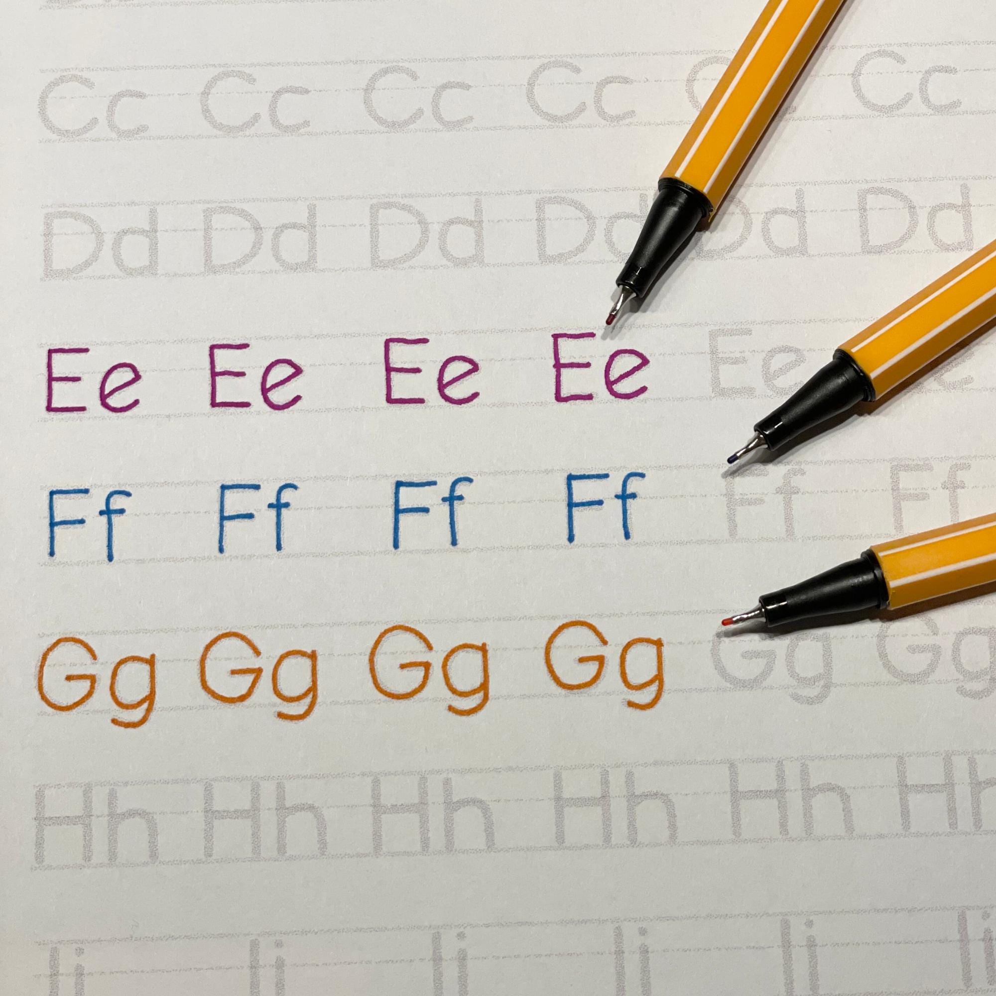Handwritten Worksheet, Lettering Worksheet, Tracing Worksheet ...