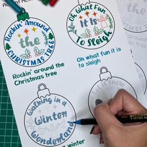 Christmas Handwritten Worksheet, Advent Activity, Letter Tracing ...