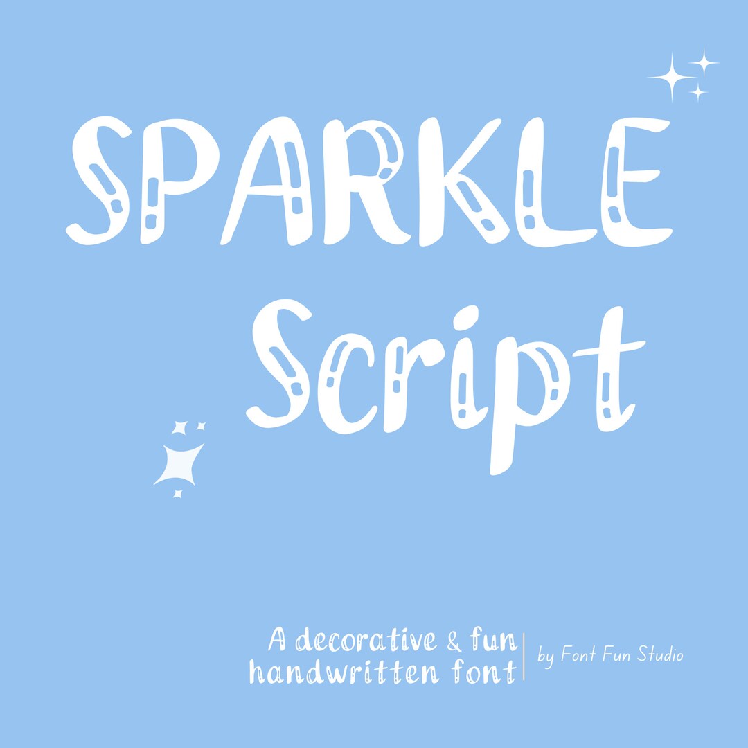 Handwritten Font, Handwriting Font, Planner Font, Canva Font, Procreate Font, Deco Font, Cricut ...