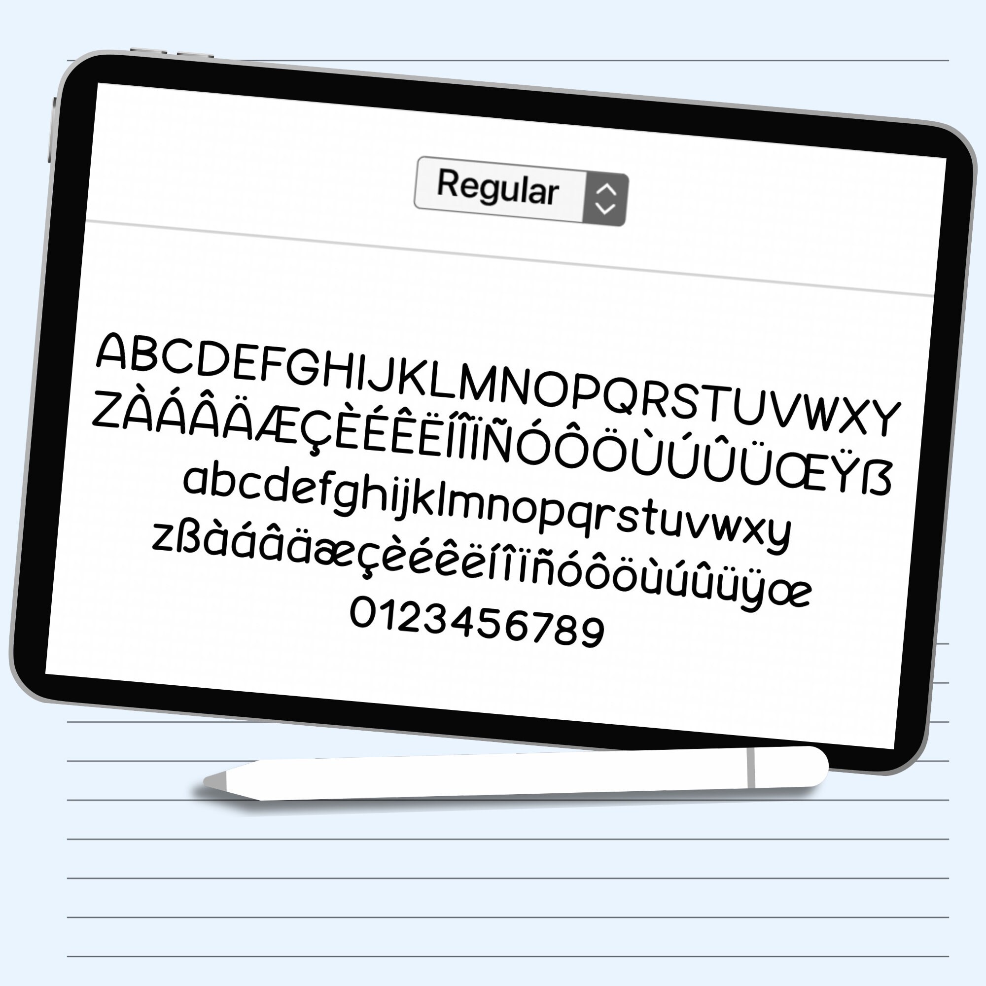 Handwriting Font, Take Note Font, Presentation Font, iPad Font, Planner ...