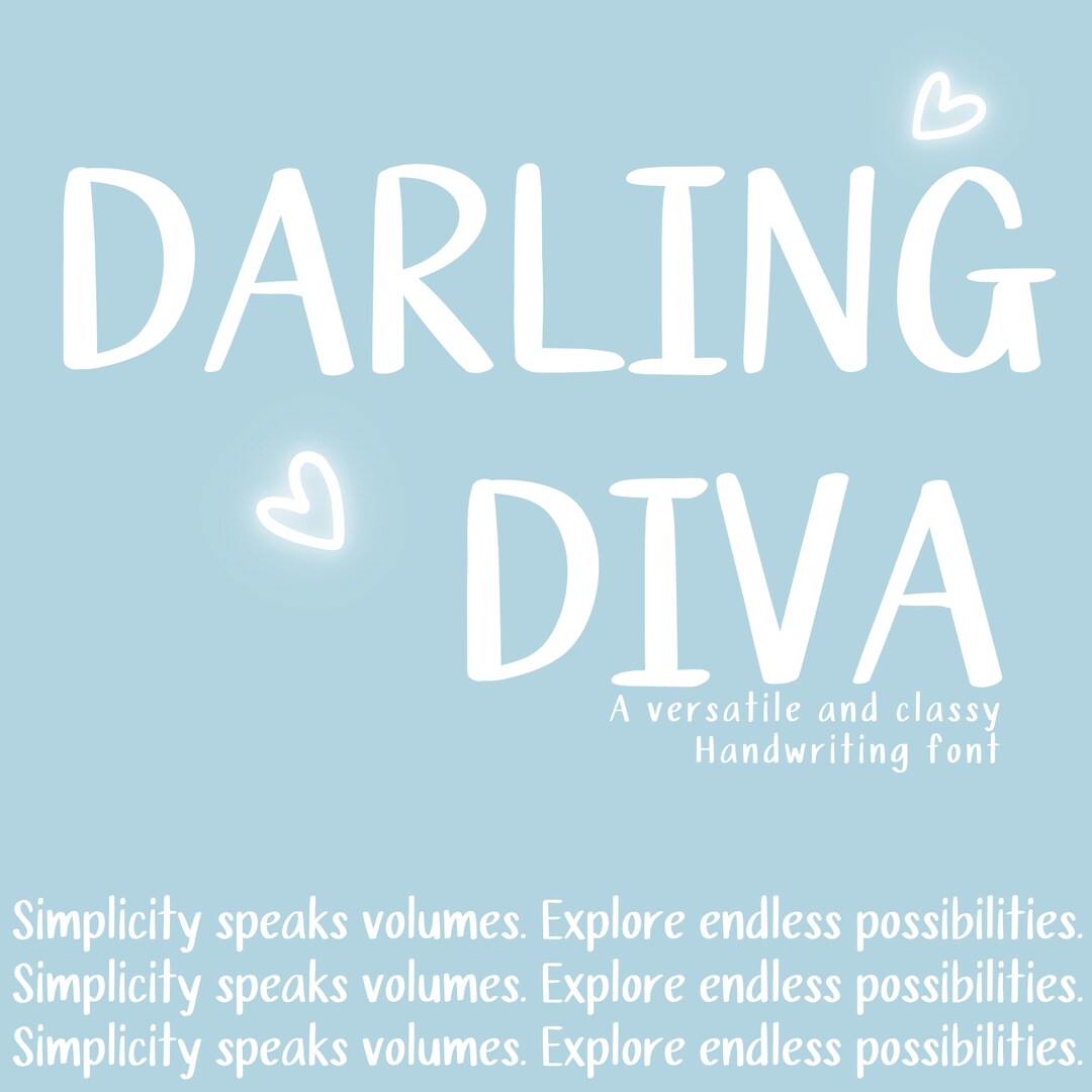 Handwritten Font, Handwriting Font, Planner Font, Canva Font, Goodnotes ...