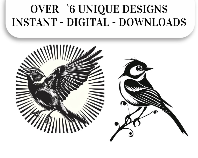 Set of 6, Buzzard Bird PNG, Bird SVG, Nature Bird Svg, Bird Clipart ...