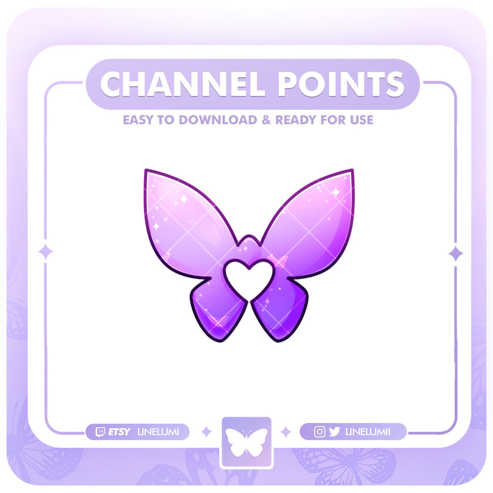 Valorant Clove Butterfly Channel Points Icon for Twitch Cute Valorant ...
