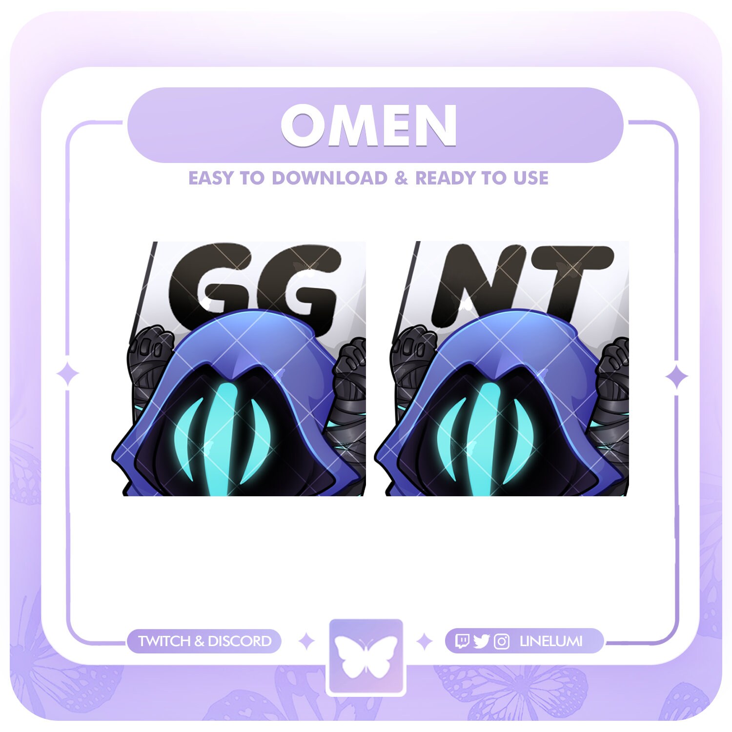 Omen Valorant Twitch Emotes Valorant Omen Cute Emotes Cute Valorant ...