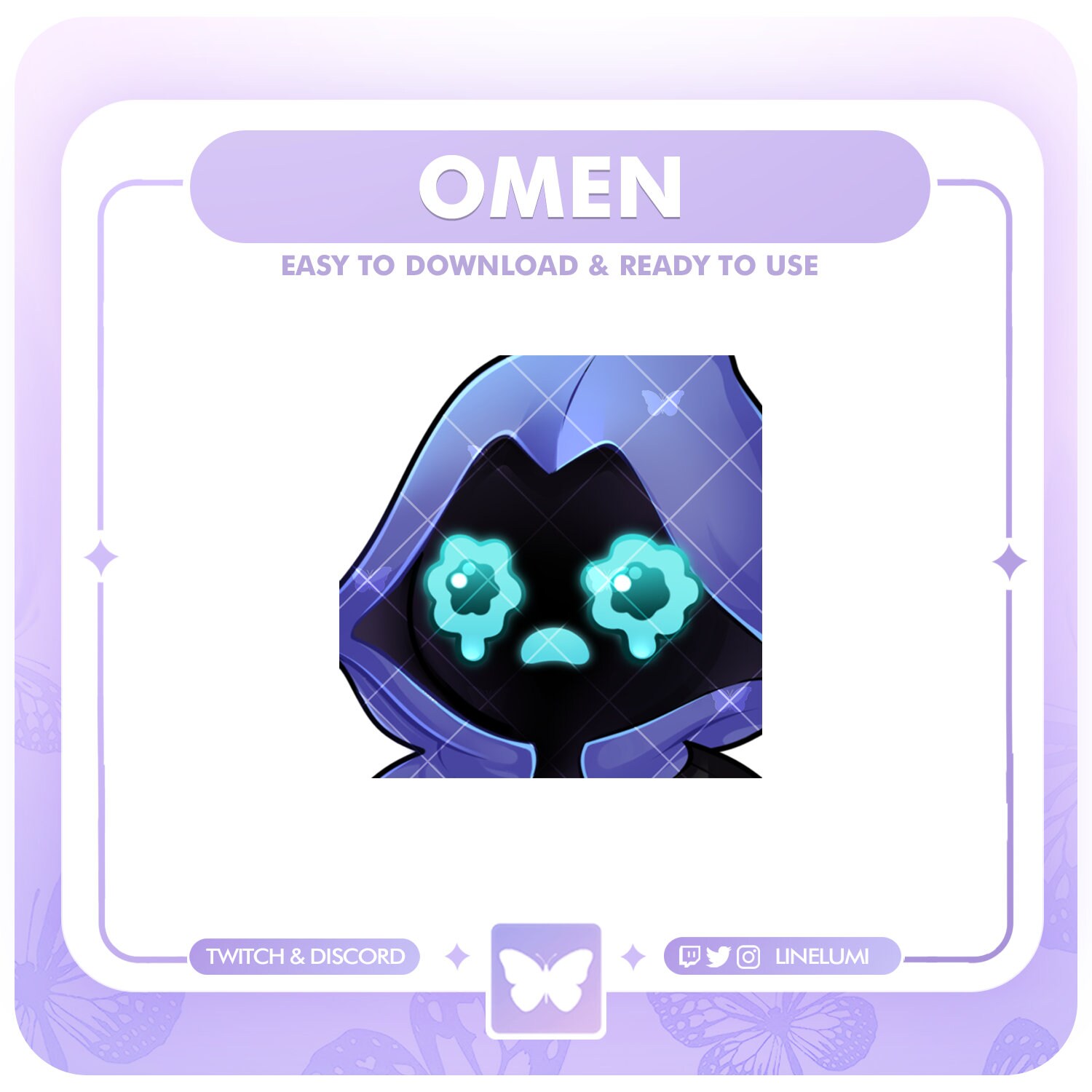 Omen Valorant Cry Twitch Emote Valorant Omen Pity Emote Cute Valorant ...
